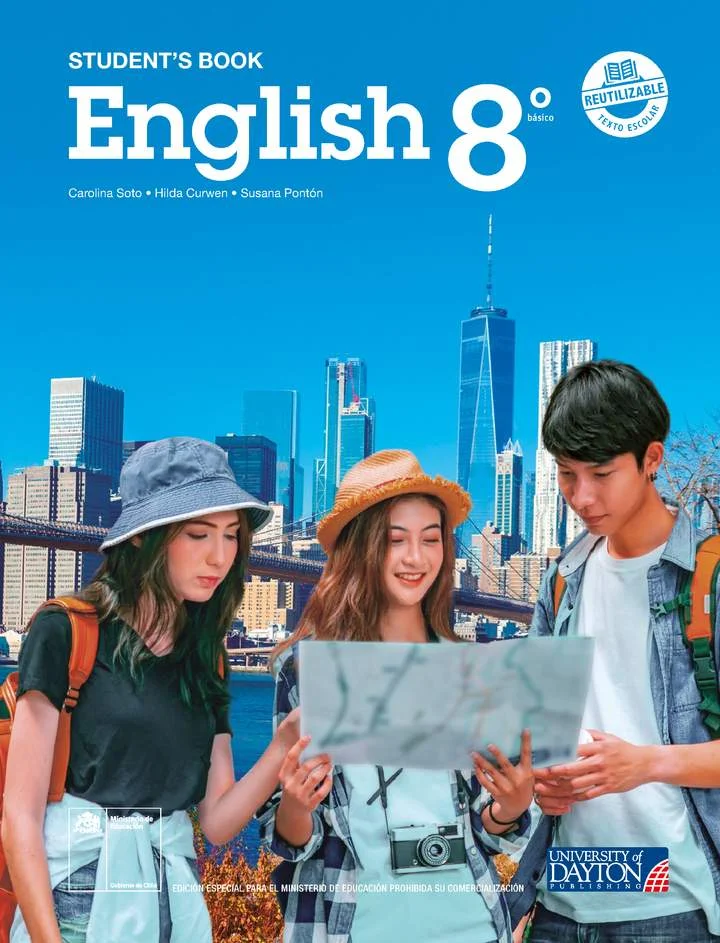 Libro de Inglés 8 Básico en PDF 2024 - Curriculum Nacional